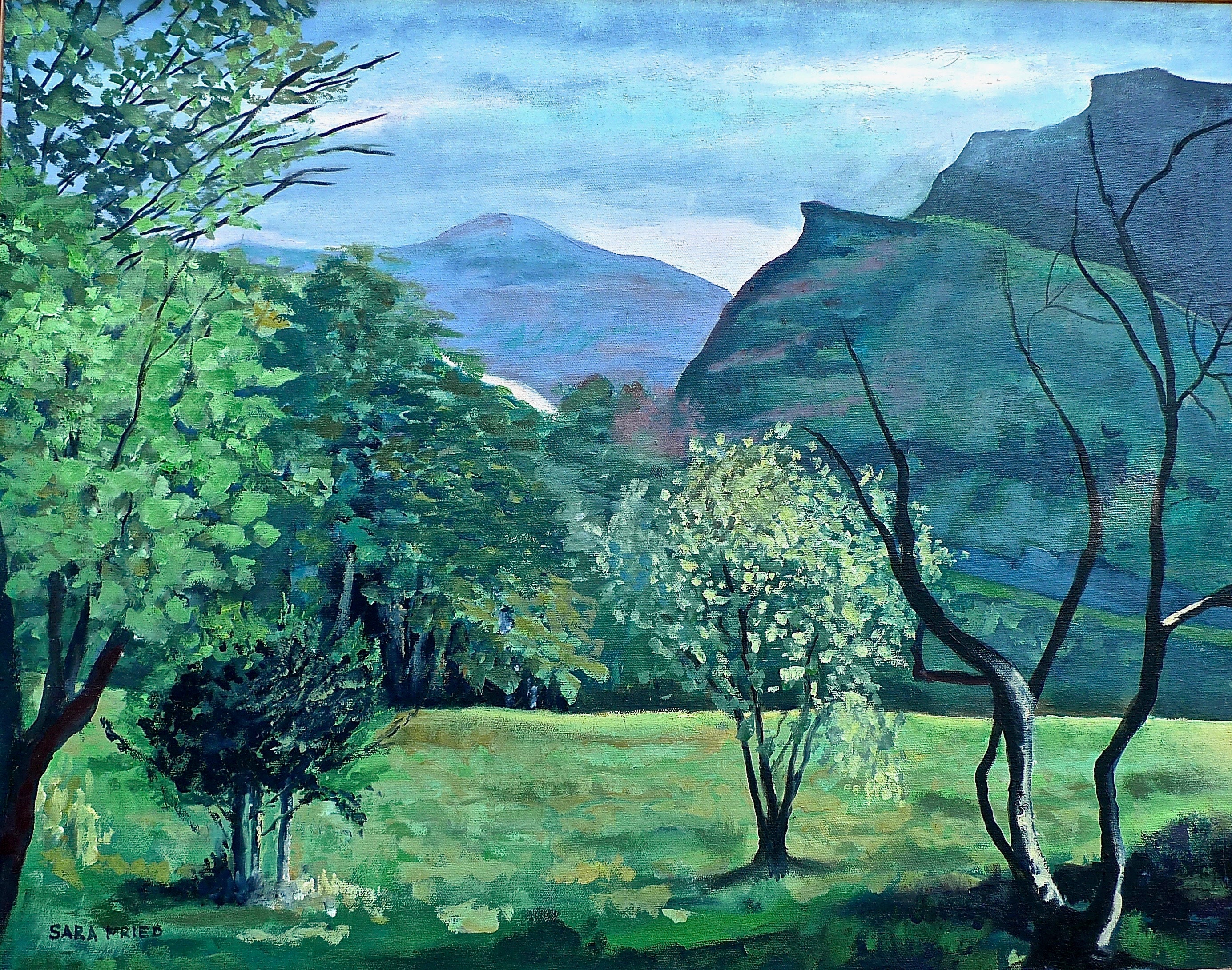 Welsh Landscape Print on Canvas - Etsy