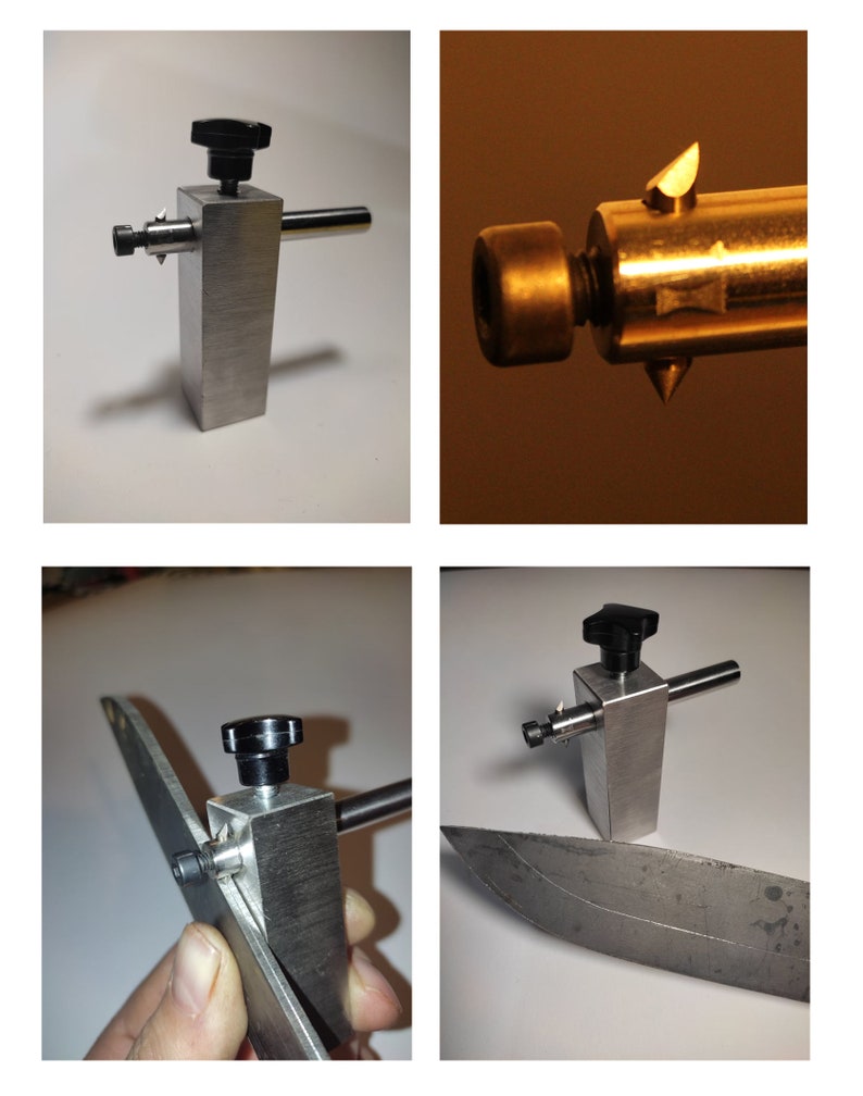 Knife Bevel Jig Center Scribe Edge, Keywords: Knife Maker's Tools for ...