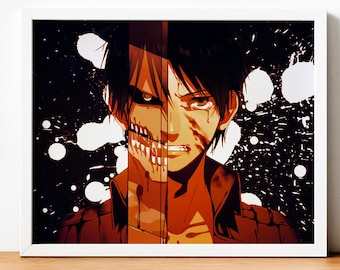 Attack on titan art | Etsy