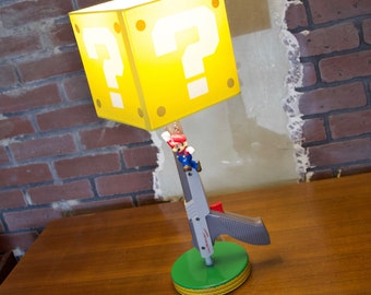 Mario Brothers Mystery Cube Nintendo Nerd Lamp LED - Etsy