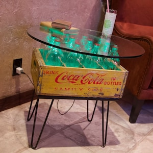 Coca Cola End Table - Etsy