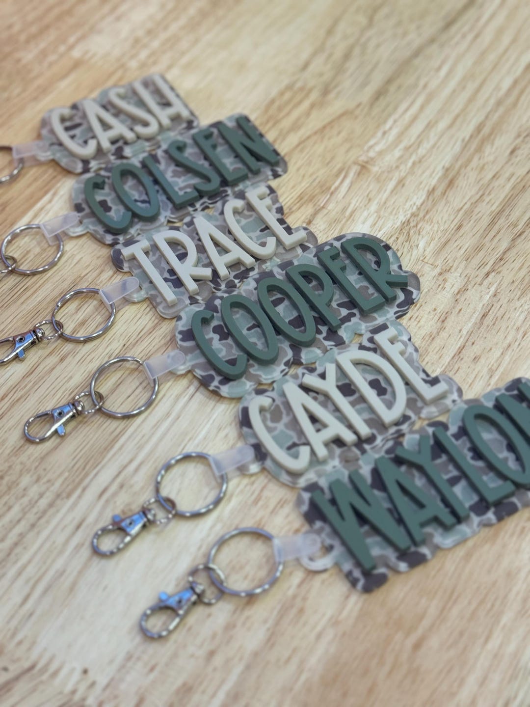 Personalized Duck Camo Keychain | Hunting Accessory - Etsy