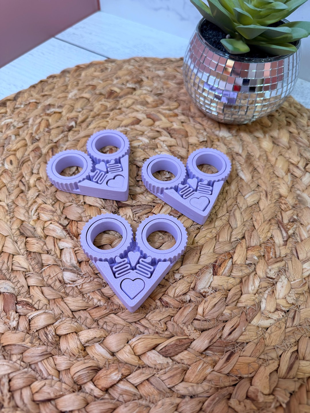 Heart Fidget Clicker | Anxiety Relief, Desk Toy - Etsy