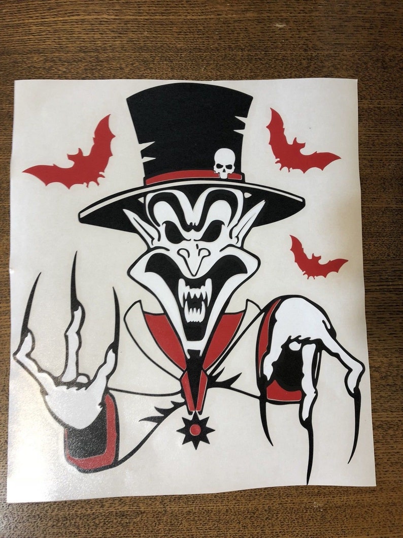 Insane Clown Posse Hallowicked Ringmaster 10 Vinyl Decal - Etsy