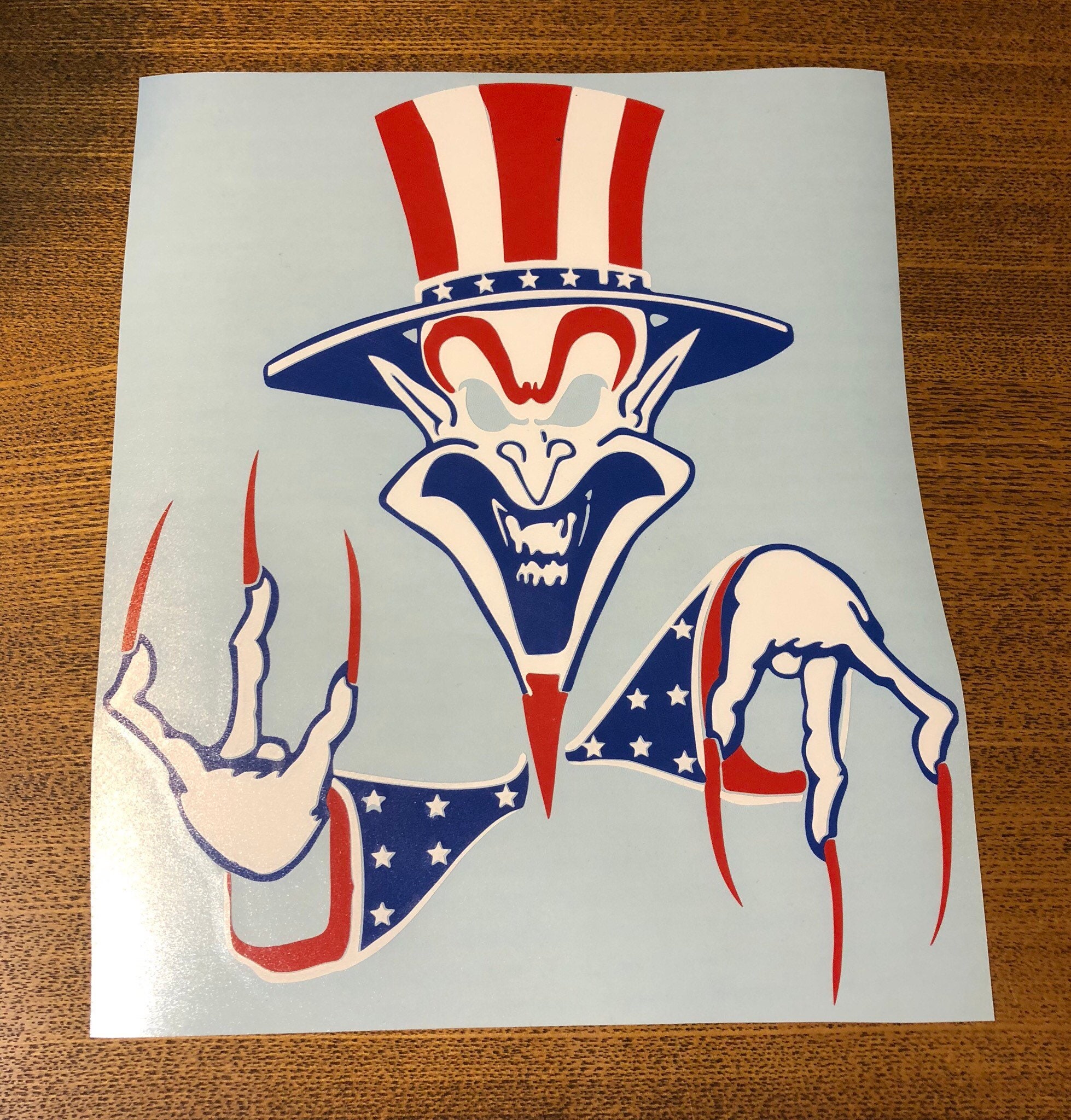 10 Insane Clown Posse Patriotic Ringmaster Vinyl Decal - Etsy