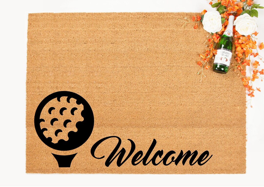 Door Mats door Mat-golf Lover-doormat-welcome Mat-custom Door Mat ...