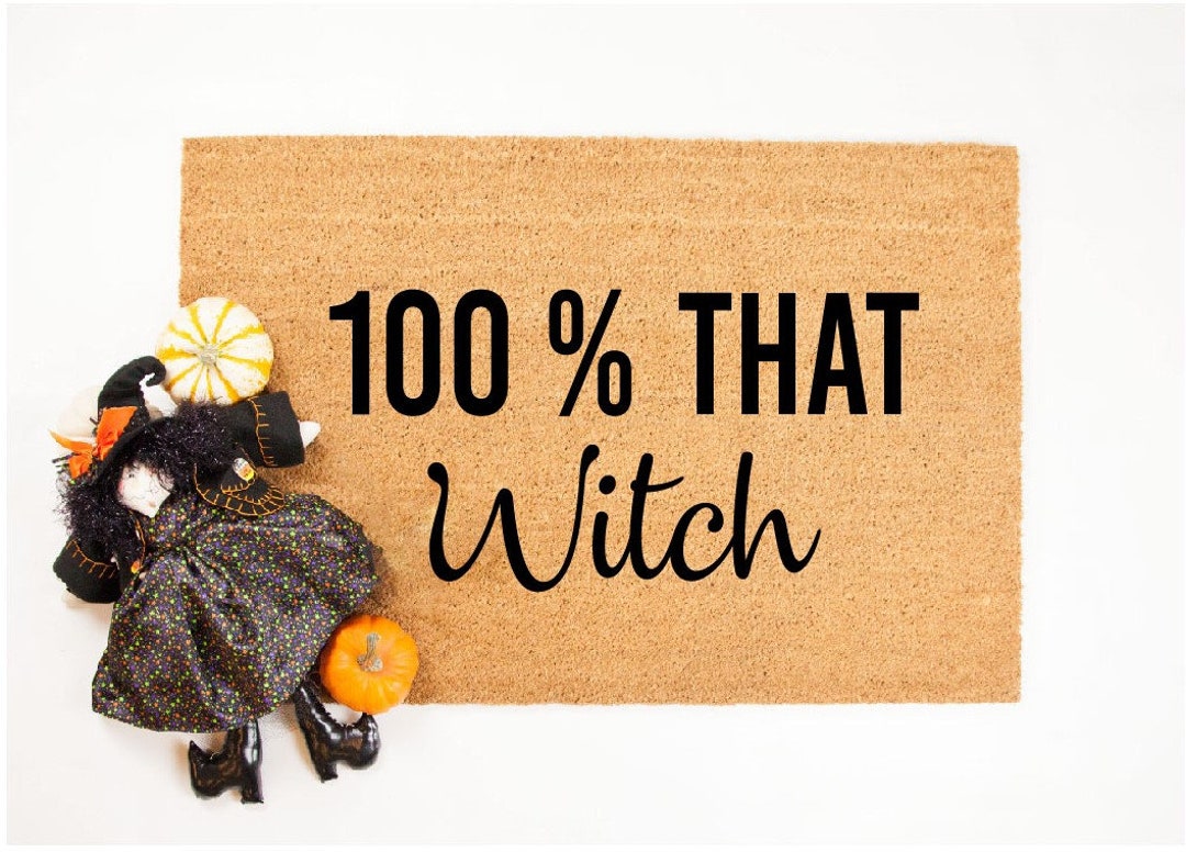 Door Mat-fall Door Mat-witch Mat-100% That Witch-fall Decor-fall Porch ...