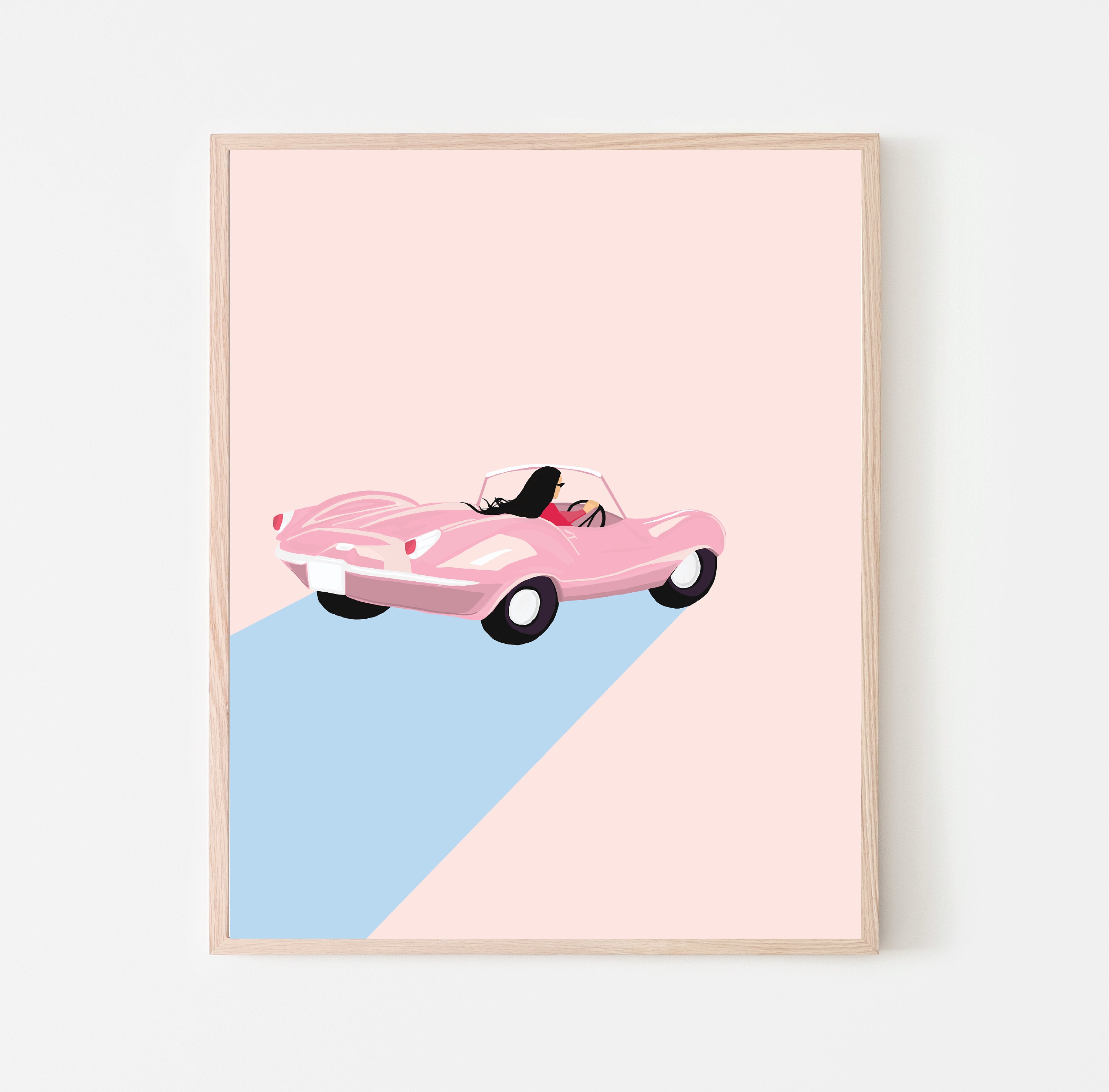 Baby Driver, Vintage Car Art Print - Etsy