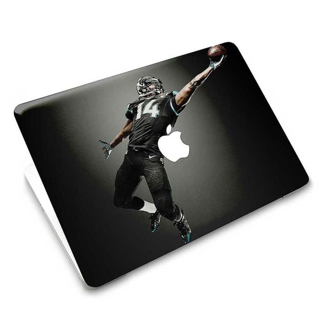 Sticker Vinyl MacBook Skin Protector Decal American Football Player V1 ...