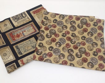 Money print fabric | Etsy