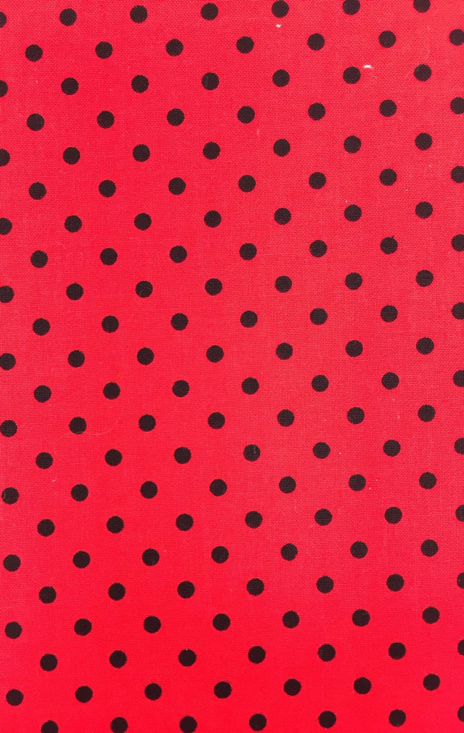 From the Ladybug Collection per Yard Red With Black Polka Dots - Etsy