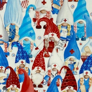Caring Multi Stacked Gnomes on White, by Andi Metz, Medical Gnomes, 100 ...