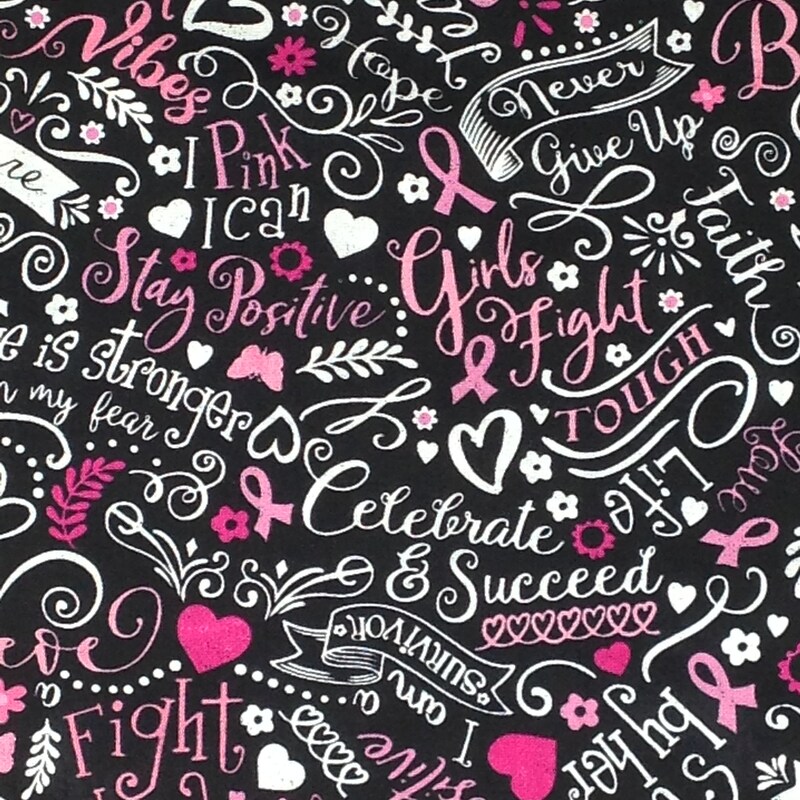 Breast Cancer Fabric - Etsy
