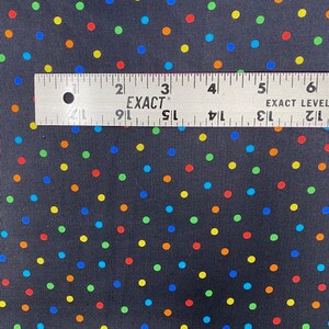 New Multi Color Dots on Black From Timeless Treasure Digital - Etsy