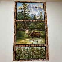 Moose Fabric - Etsy