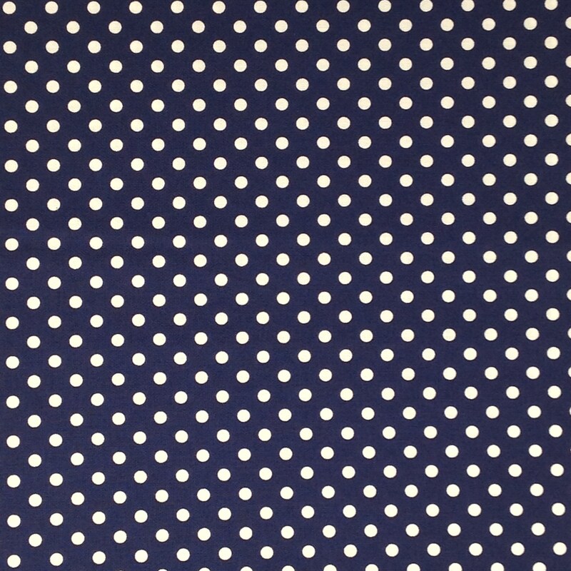 Navy Blue Polka Dot - Etsy