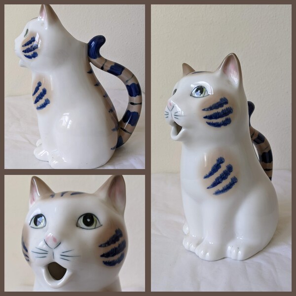 Cat Pitcher - Etsy