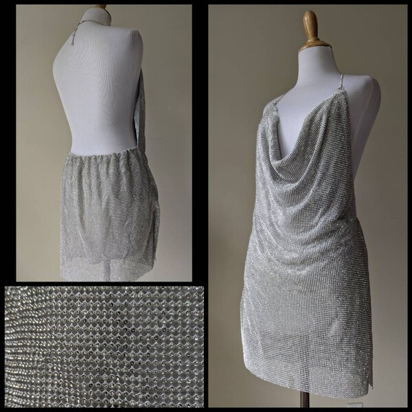 Deep Plunge Mini Dress - Etsy