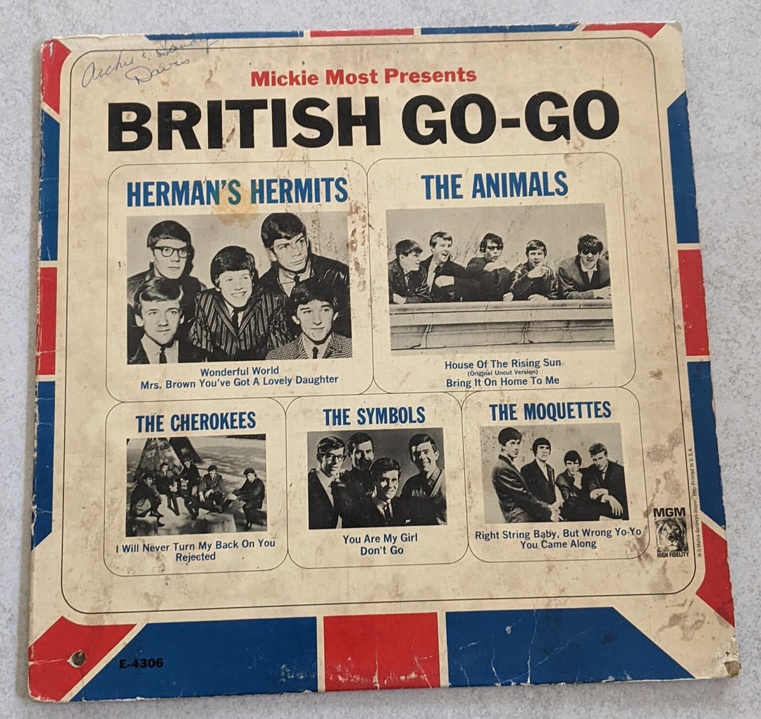 Vintage 1965 British Go-go Vinyl LP: Herman's Hermits, the Animals - Etsy