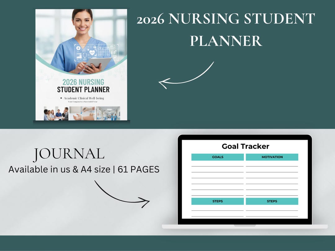 Ultimate Nursing Student Planner 2026 | Digital iPad Planner | Clinical ...