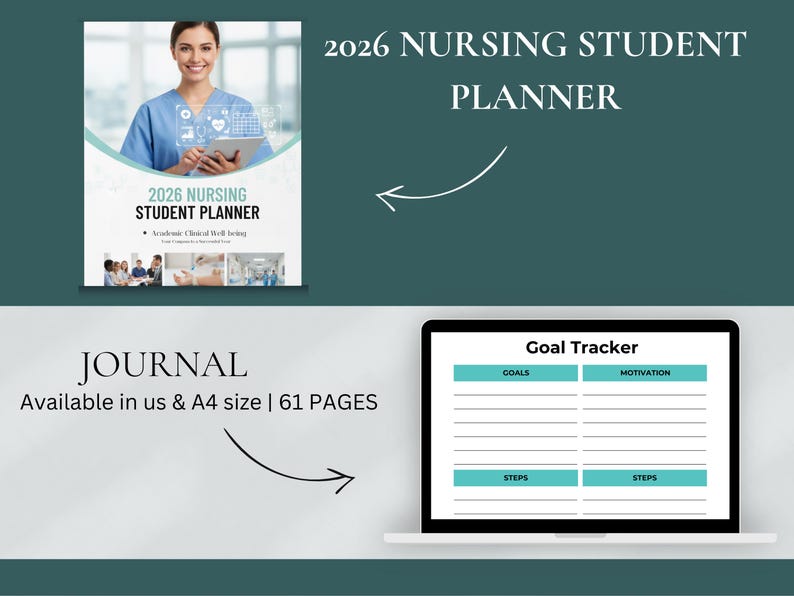 Ultimate Nursing Student Planner 2026 | Digital iPad Planner | Clinical ...