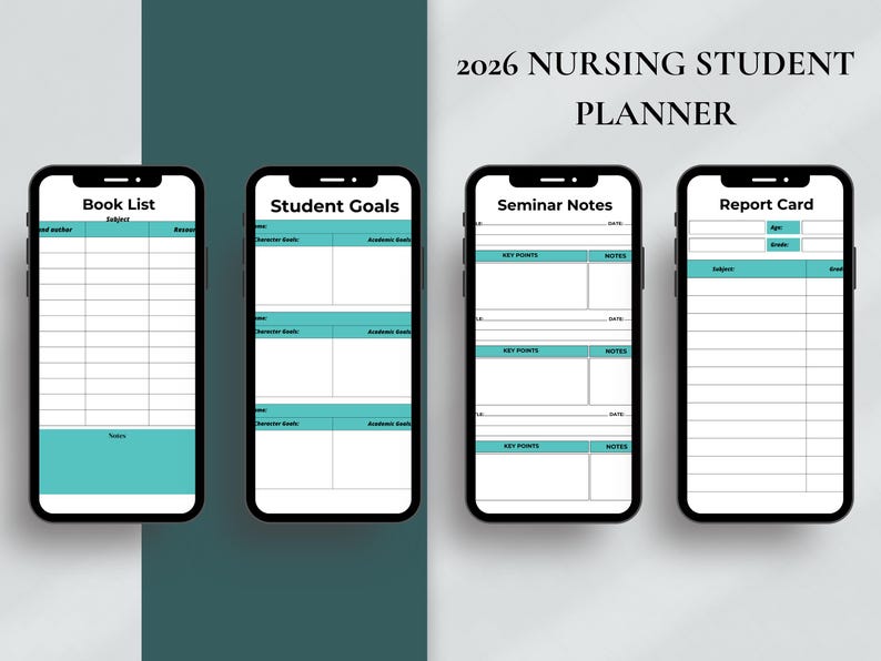 Ultimate Nursing Student Planner 2026 | Digital iPad Planner | Clinical ...