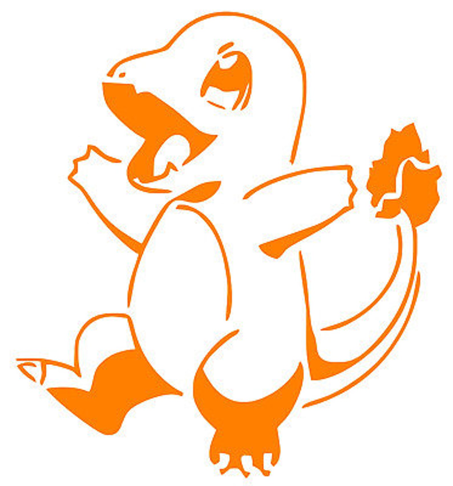 Charmander decal/ pokemon decal/ charmander pokemon decal/ | Etsy