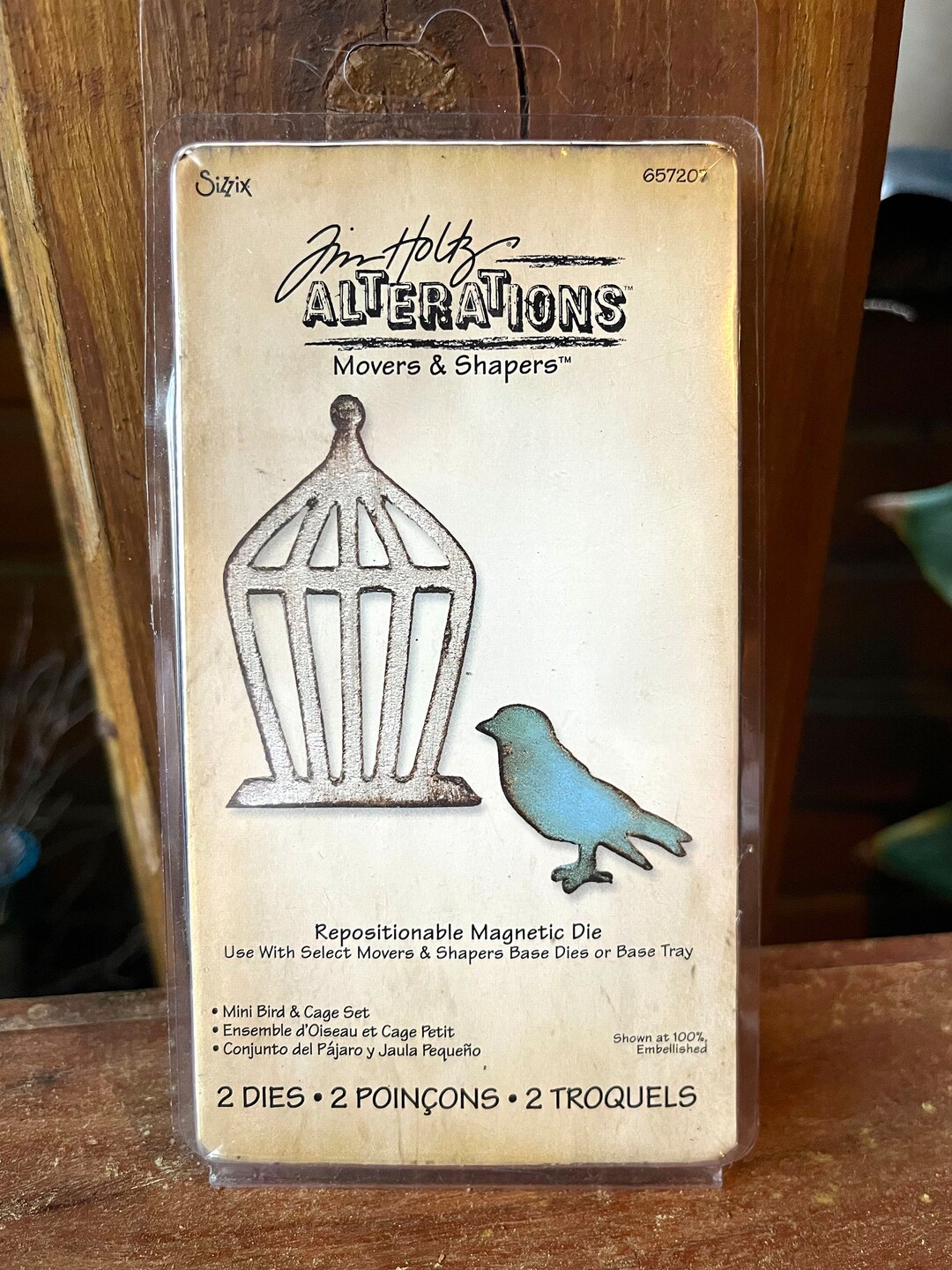 Tim Holtz Magnetic Dies | Set of 2 Dies "bird and Cage" for ...