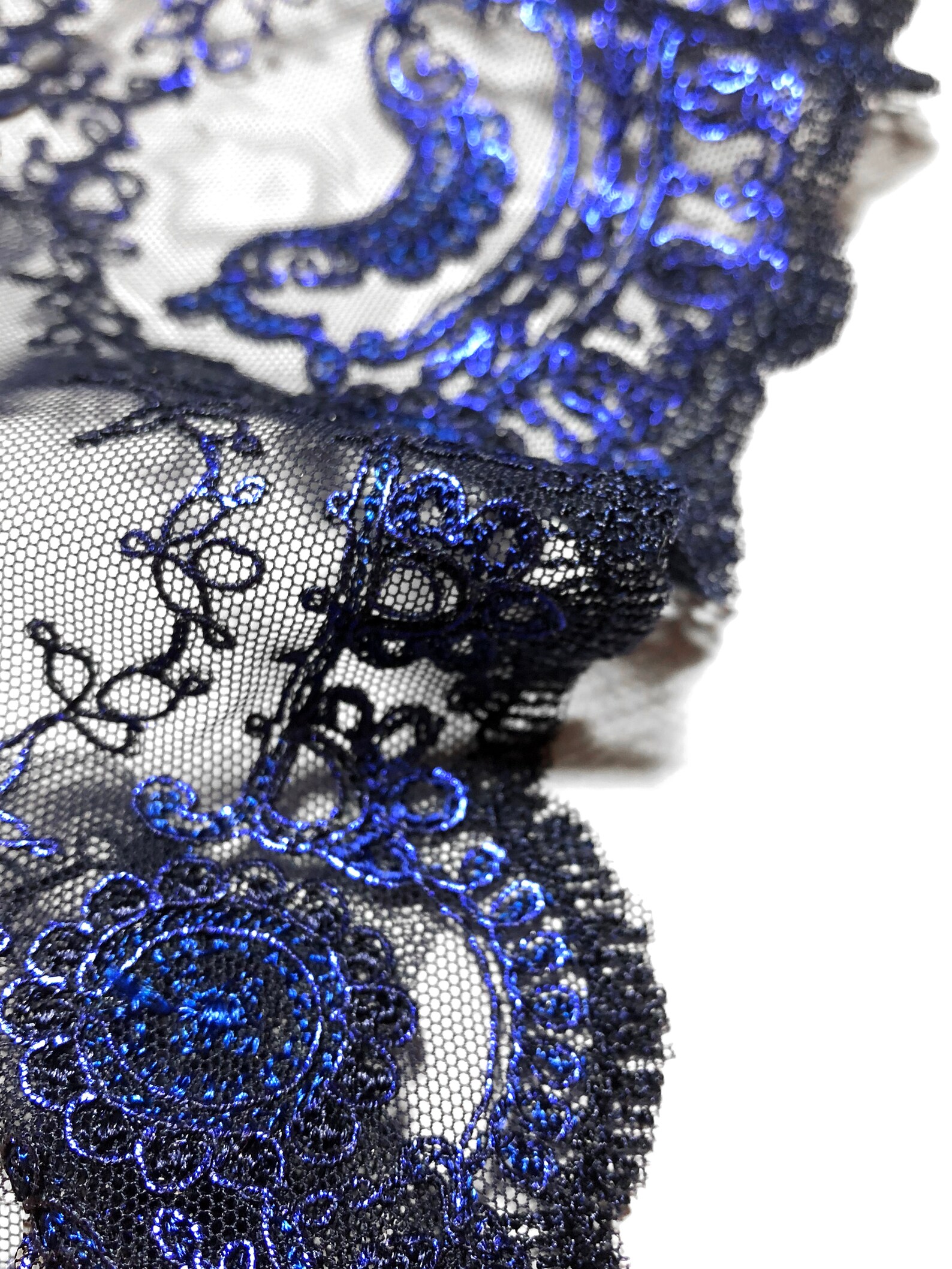 Blue Lingerie Set Blue Lace Bra Sexy Lingerie Set See Through Lingerie ...