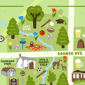 GREENDALE, WI Map - Etsy