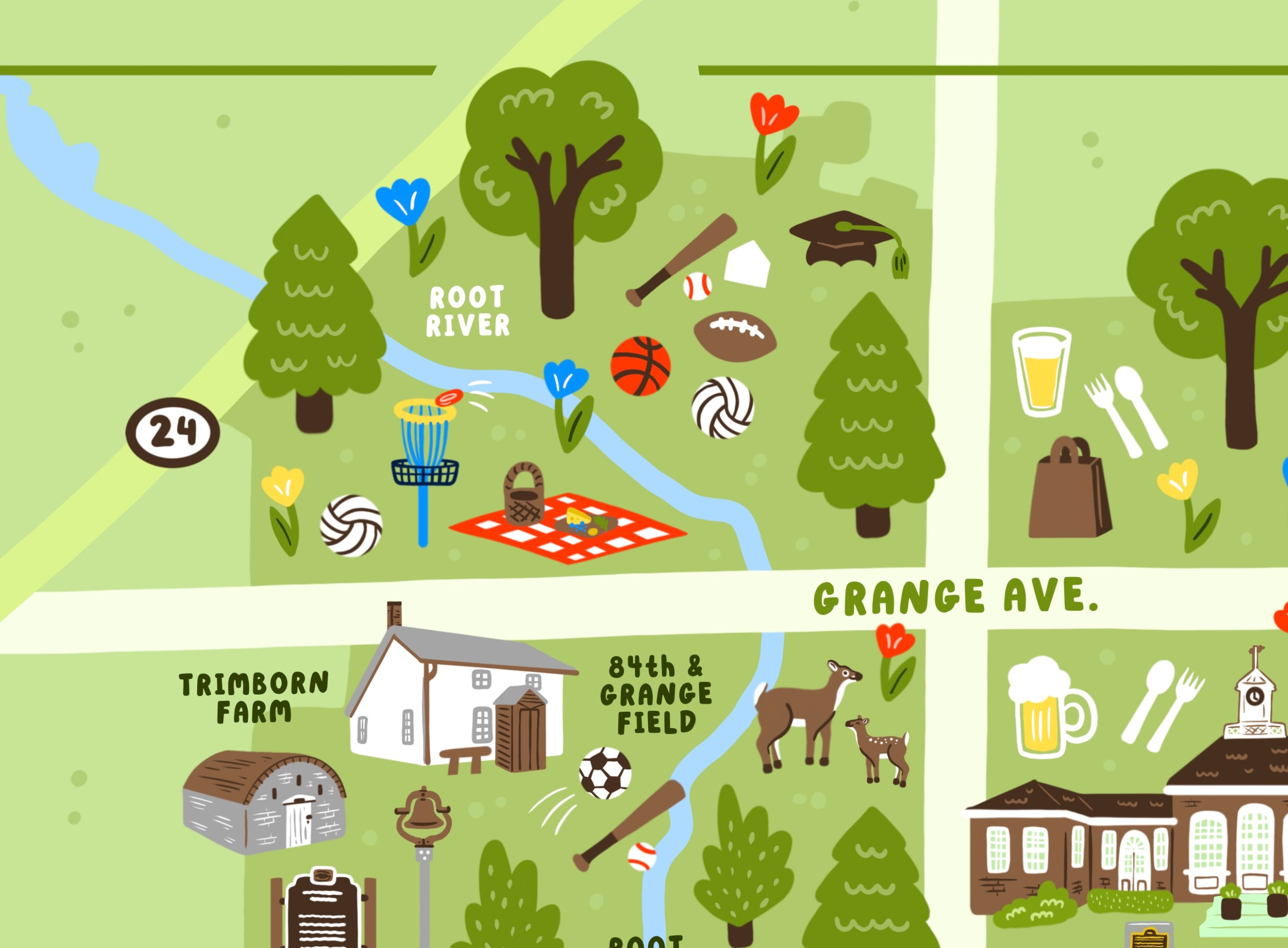 GREENDALE, WI Map - Etsy