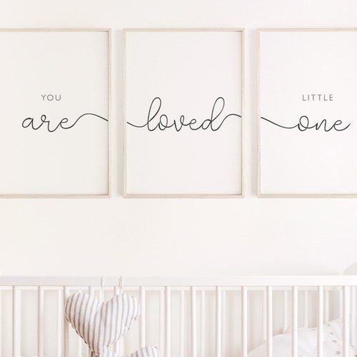 Nursery Wall Art Print Printable Quotes for Baby Room - Etsy