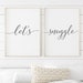 Let's Snuggle Printable, Dorm Wall Decor, Bedroom Decor, Sign for Above ...