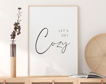 Cozy Poster Wall Art - Etsy
