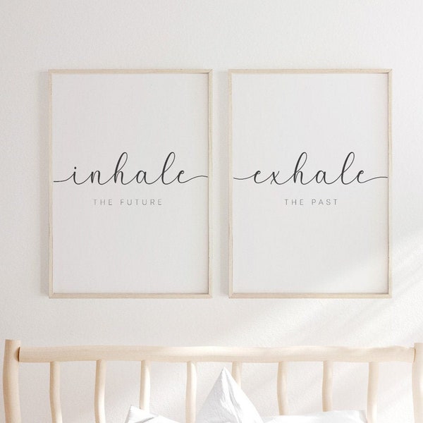 Inhale Exhale - Etsy