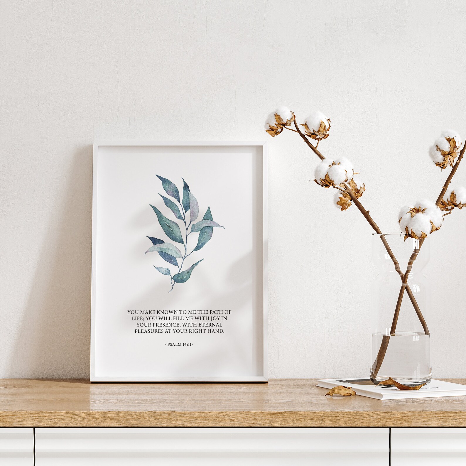 Bible Verse Wall Decor Psalms Set of 6 Bible Wall Art | Etsy