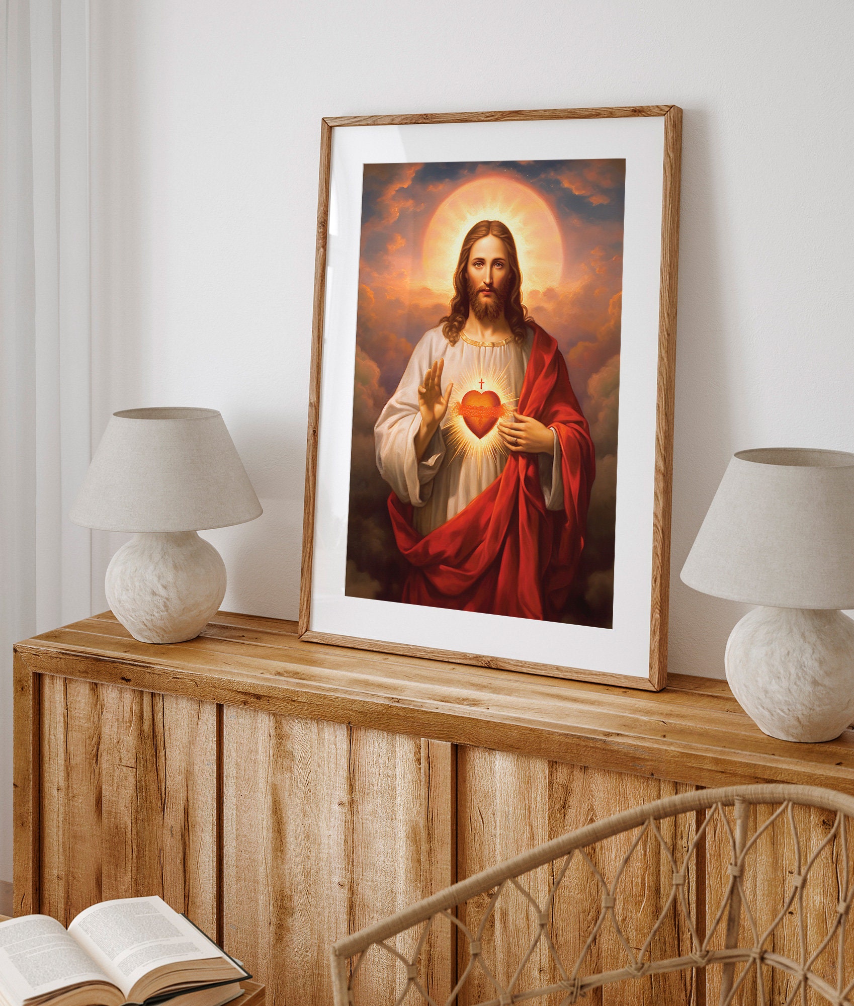 Christian Wall Art, Jesus Wall Art, Farmhouse Wall Decor, Jesus ...