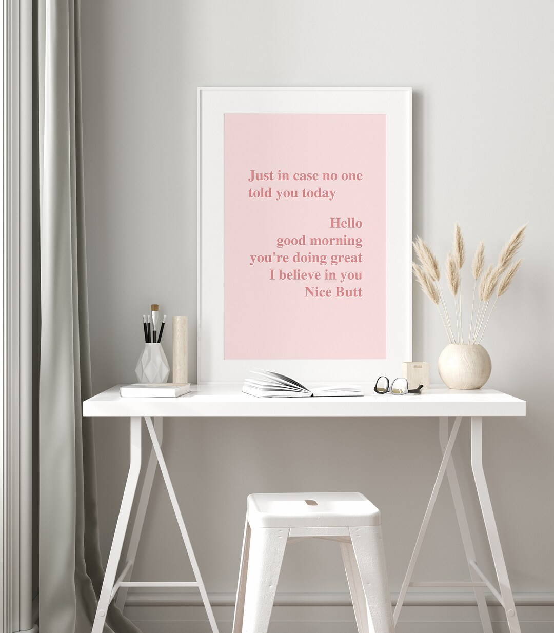 Women Wall Decor, Just in Case No One Told You Today, Inspirational ...