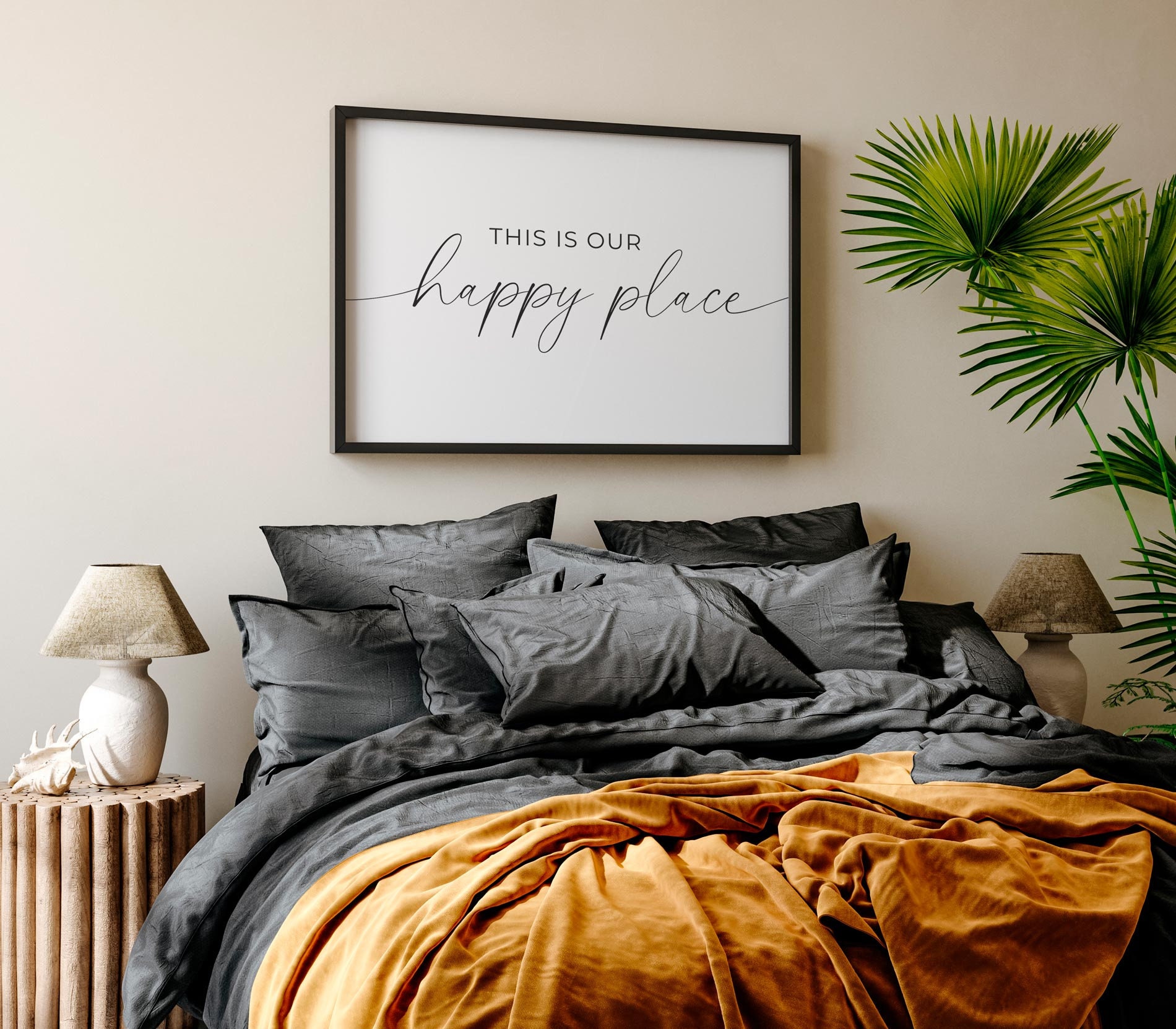 This is Our Happy Place Print, Printable Quotes, Our Happy Place Sign ...