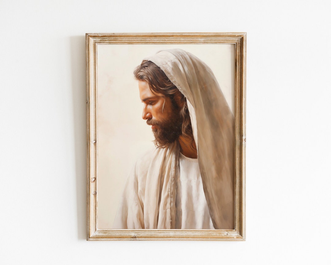 Printable Jesus Christ Artwork: Elegant, Inspirational Christian Wall ...