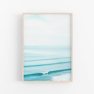 Coastal Printable, Blue Ocean Print, Coastal Prints, Beach Printable ...