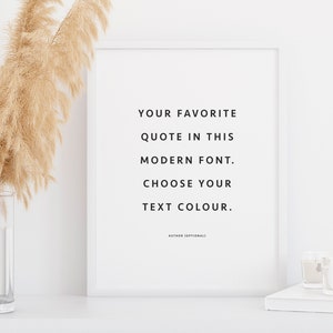 Custom Quote Printable, Song Lyrics Prints, Personalized Quote Print ...