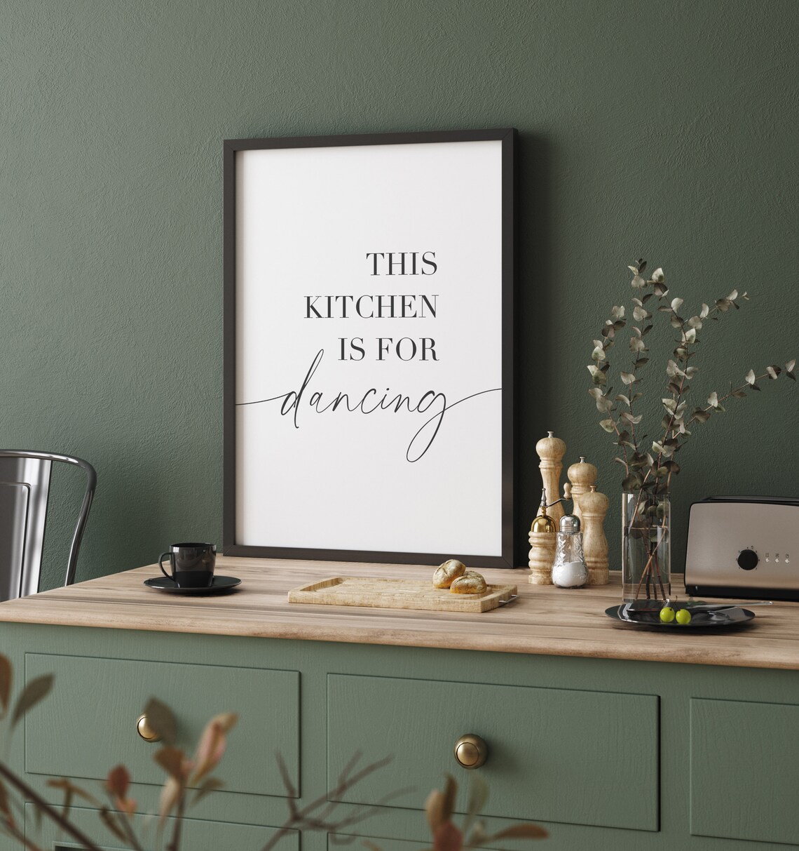 This Kitchen is for Dancing Print Wall Decor Kitchen Dance - Etsy