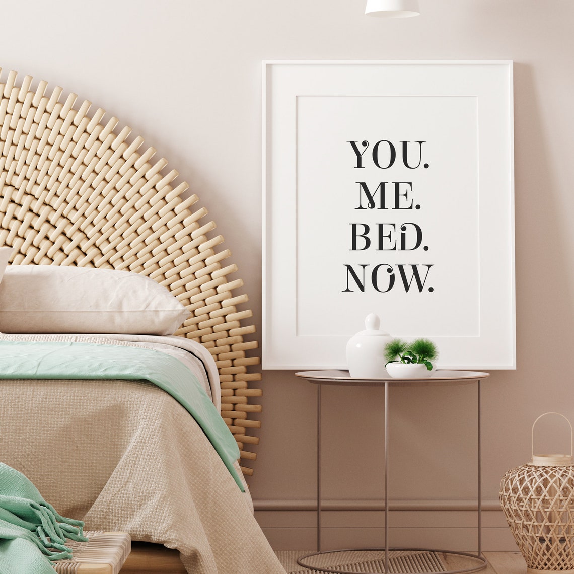 You Me Bed Now Print Bedroom Signs Bedroom Wall Art Bedroom - Etsy