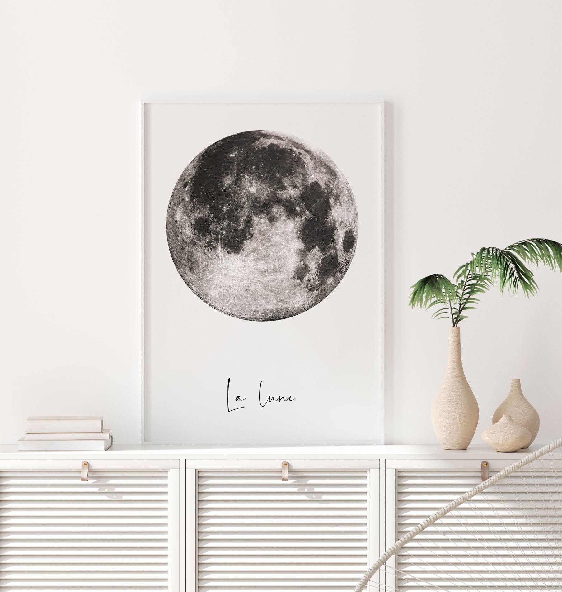 Full Moon Wall Art Lunar Moon Print Moon Phase Printmoon - Etsy
