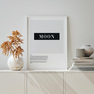 Moon Wall Art Prints, Moon Posters, Moon Prints, Posters With the Moon ...