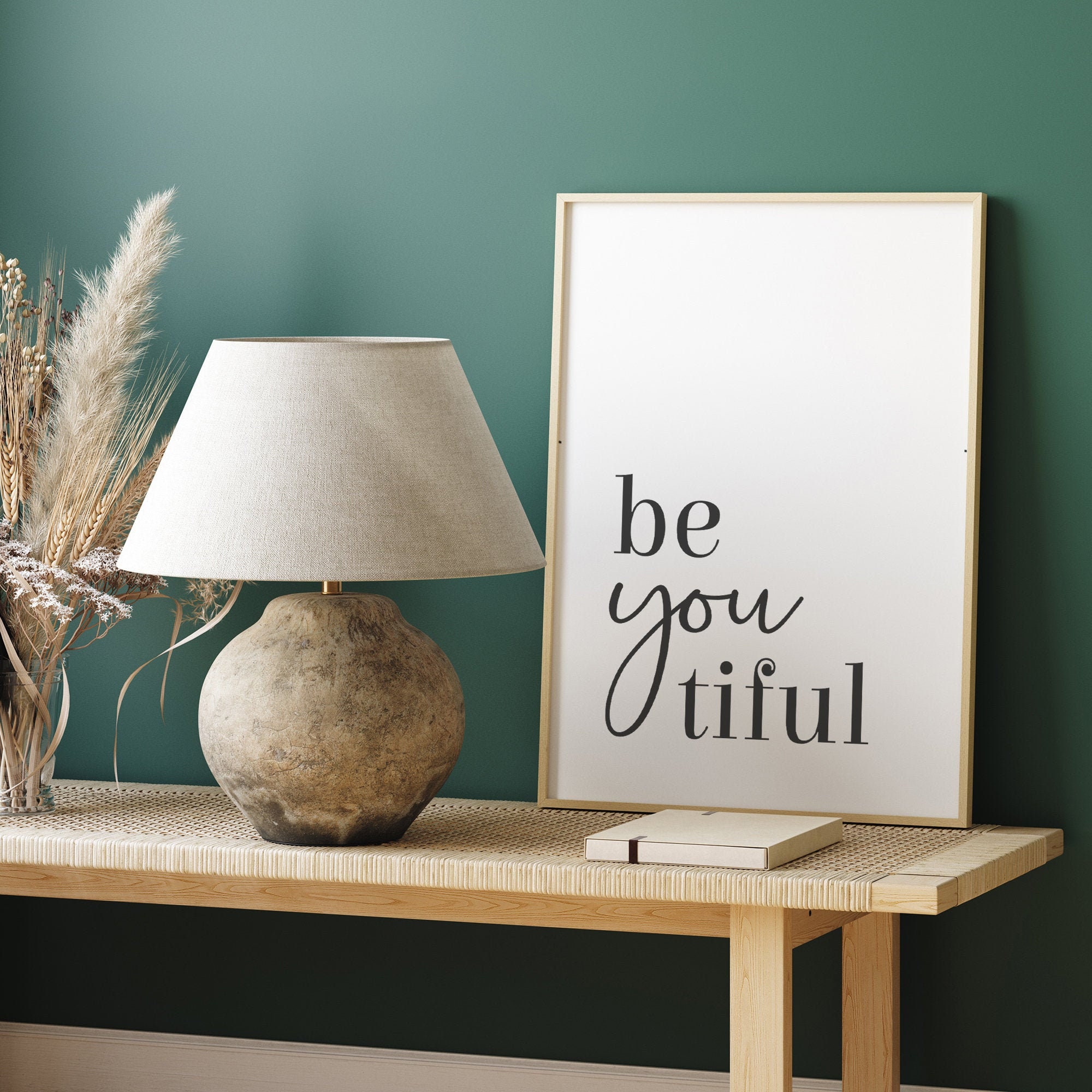 Beyoutiful Print Be You Tiful Sign Woman Bedroom Decor - Etsy