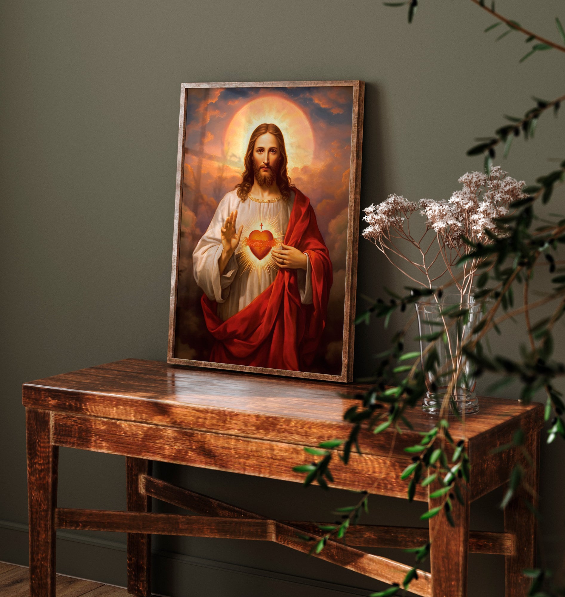 Christian Wall Art, Jesus Wall Art, Farmhouse Wall Decor, Jesus ...
