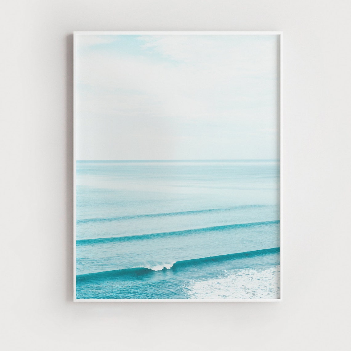 Coastal Printable Blue Ocean Print Coastal Prints Beach | Etsy