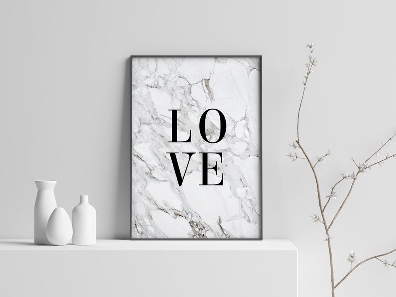 Love Print, Love Art, Love Printable, Love Poster, Love Digital Print ...